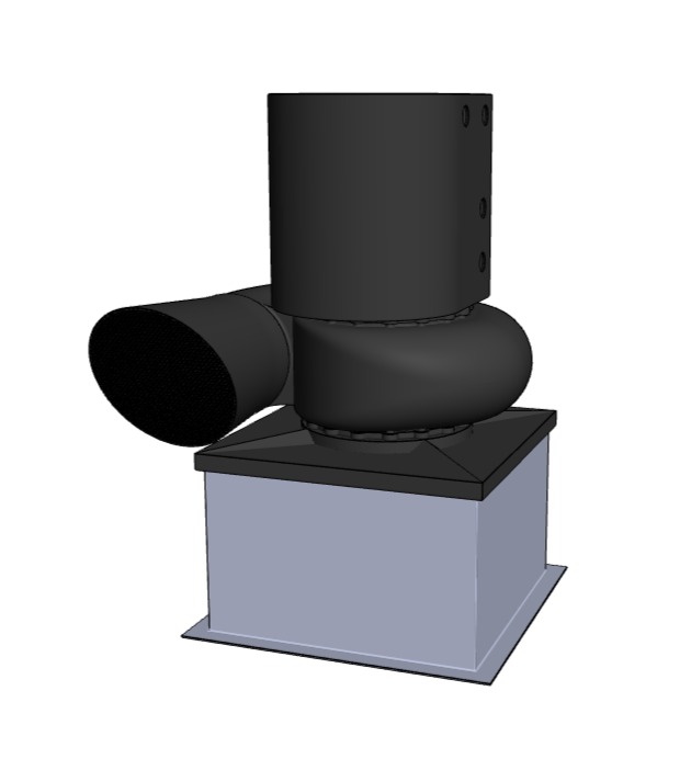 Plastec 35 Direct Drive Forward Curve Polypropylene Blower